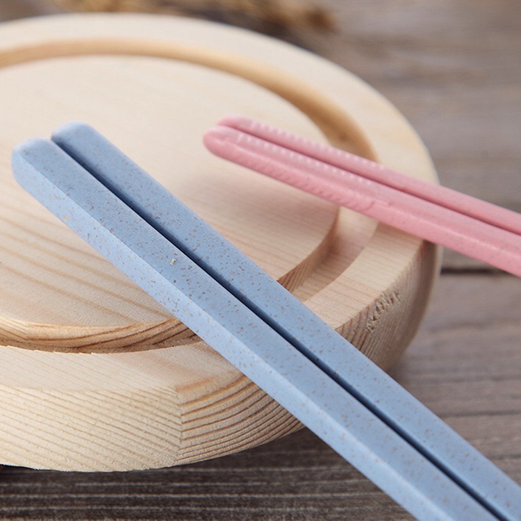 Kitchen Heath Wheat Straw Wholesale Sample Free Children Chopsticks ...