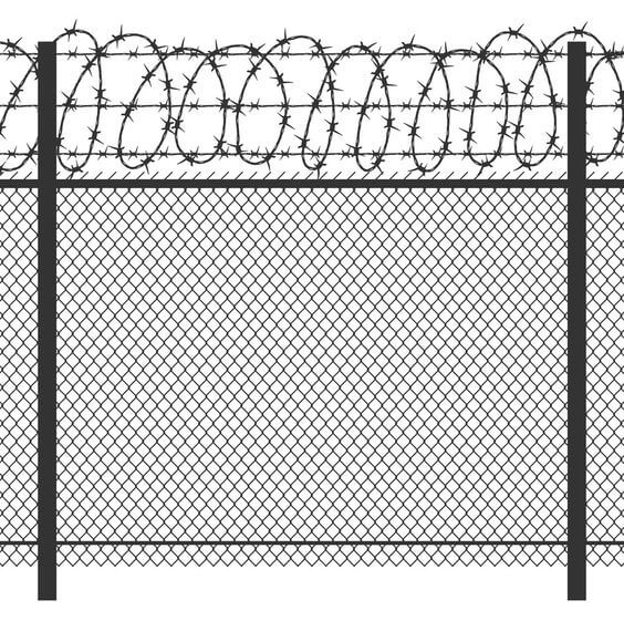 galvanized welded wire mesh fence, 3D triangle bending fence, PVC chain ...