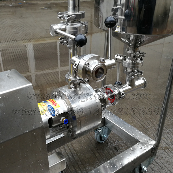 3 stage inline continuous mixer with castor - Buy 3 stage Shear Mixer ...