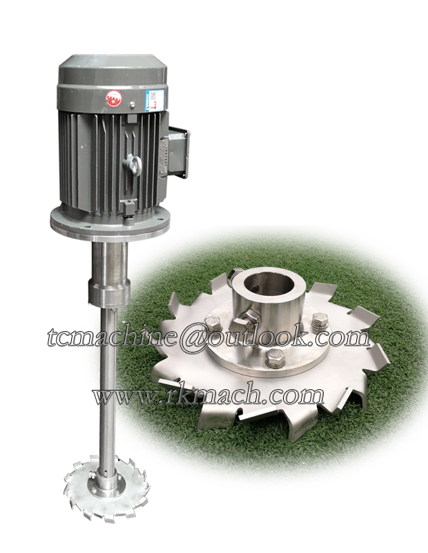 High Shear Dispersor Stainless Steel Cowles Disc Sawblade Mixer ...