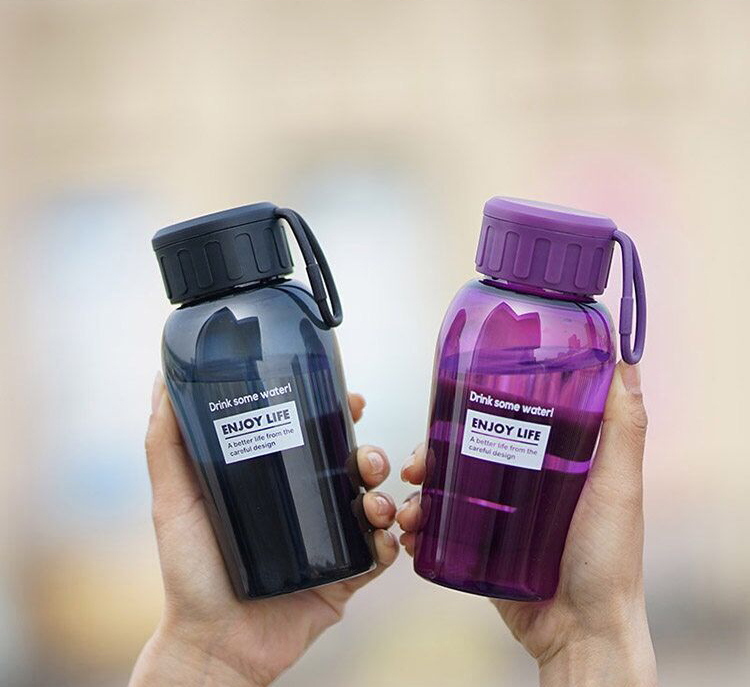 Personality Trend Creative Plastics Portable Water Bottles Students ...