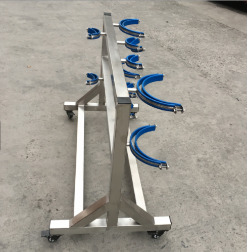 Pipe Hanger Welded on Stainless Steel Rack To Hold Spool,dewaxer Column ...