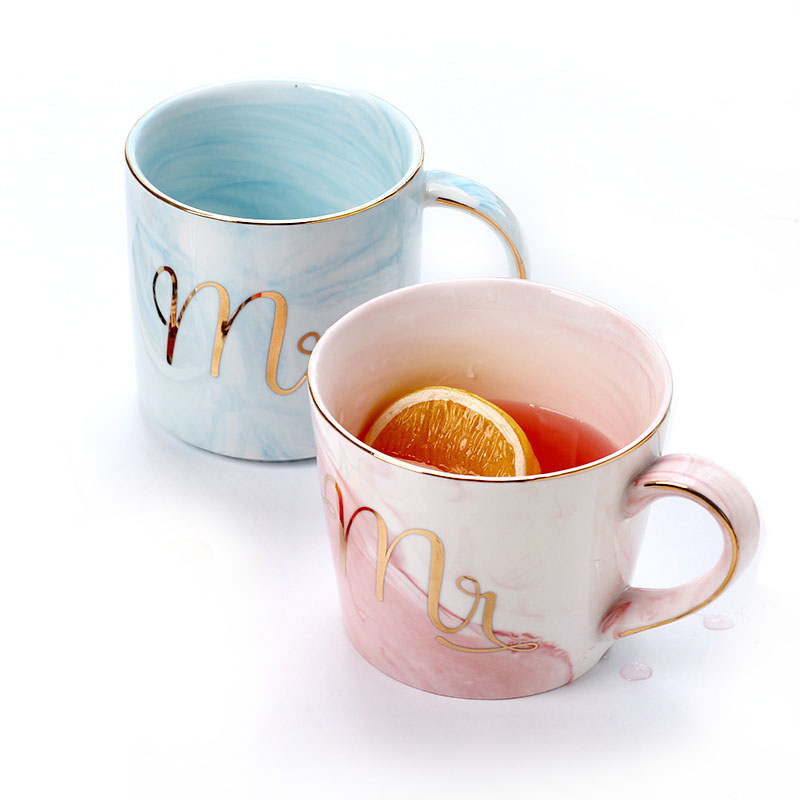 380ml New Trend Style Ceramic Tea Cups Mr and Mrs Coffee Mug from China ...