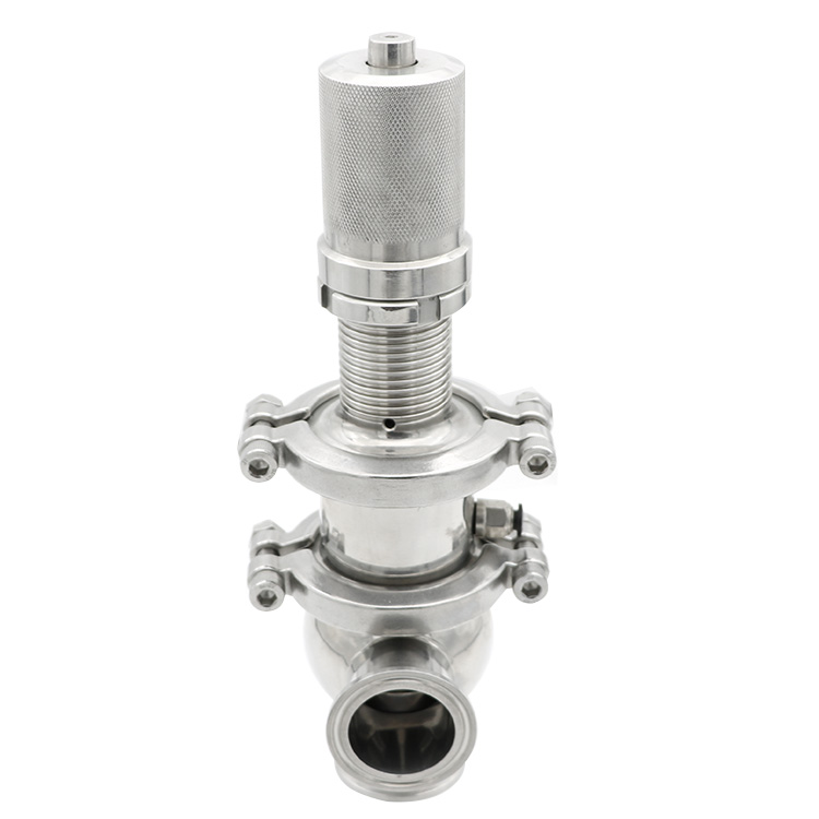 Sanitary Pneumatic Safety Pressure Overflow Valve from China ...