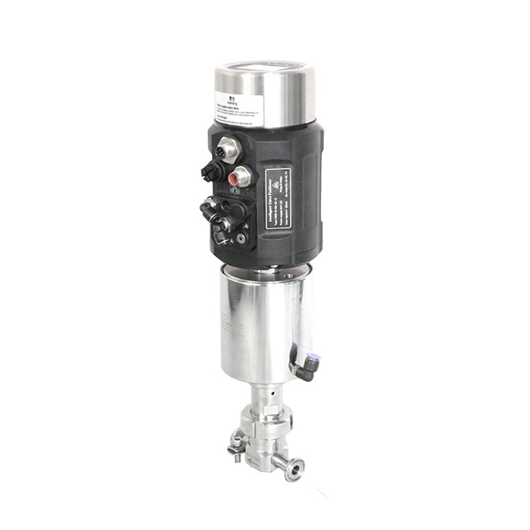 Sanitary Stainless Steel Intelligent Pneumatic Mini Flow Control Valve ...