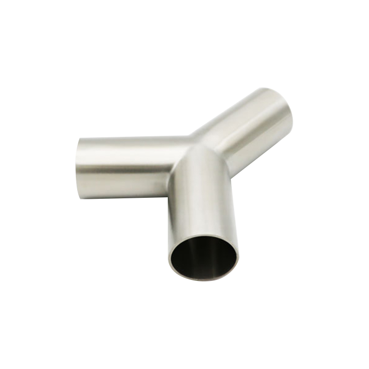 Sanitary Stainless Steel Y-Type Butt Weld Tee Tube Fitting from China ...