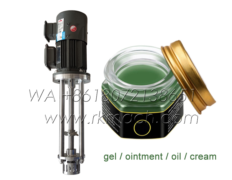 high speed mixer for cream oil gel emulsifier water powder solvent 200L ...